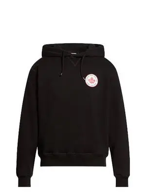 Dsquared2 Cotton Fleece Sweatshirt - Black