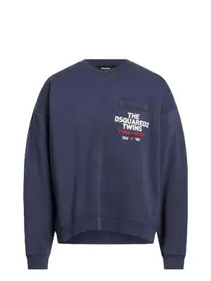 Dsquared2 Cotton Fleece Sweatshirt - Blue