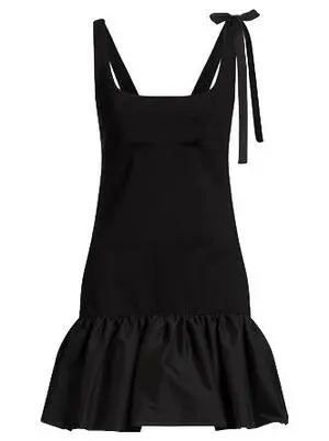 Sandro Mini Flared Dress - Black