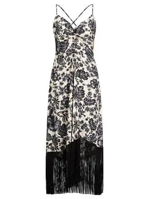 Loveshackfancy Rialto Silk Maxi Dress - Floral