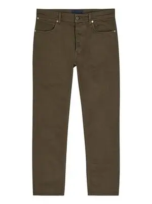 Stone Island Straight-leg Denim Jeans - Burgundy