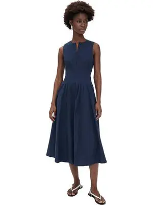 LA LIGNE Paloma Midi Dress - Midnight