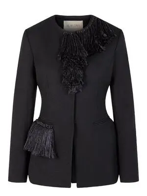HEIRLOME Matilde Wool-blend Jacket - Black