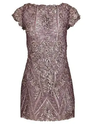 FRANCESCA MIRANDA Lora Mini Dress - Purple