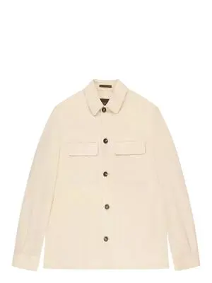 Incotex Flap-pocket Overshirt - Neutrals