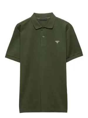 Prada Piqué Polo Shirt - Green