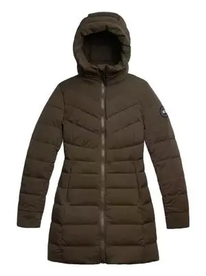 Canada Goose Clair Hooded Padded Coat Brown