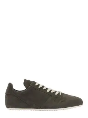 Rick Owens Minimal Suede Sneakers Grey