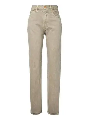 SLVRLAKE SLVRLAKE London Straight Jeans Beige