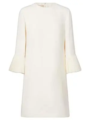 Valentino Garavani Wool And Silk Minidress - White