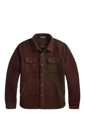 Polo Ralph Lauren Felted Shirt Jacket - Brown