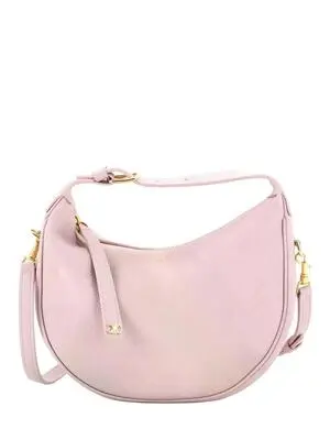 Celine Leather Teen Hobo Bag - Pink