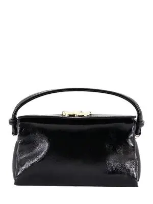 Gucci Gg Soft Top Handle Satchel - Black