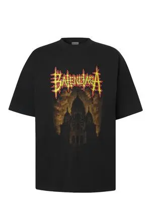 Balenciaga Printed Cotton Jersey T-shirt - Multicoloured