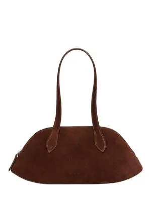 AESTHER EKME Cosmo Suede Bowling Bag - Brown