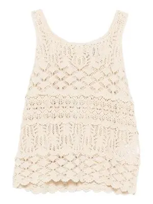 SEMICOUTURE Semicouture Shelley Cotton Tank Top