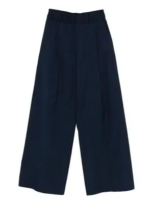 SEMICOUTURE Jhonny Cotton Trousers Blue