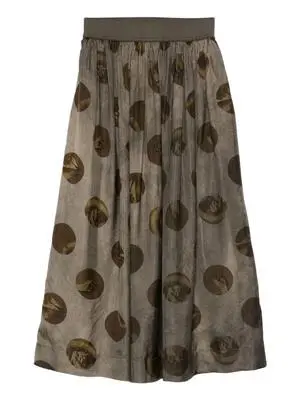 UMA WANG Gillian Long Skirt - Grey