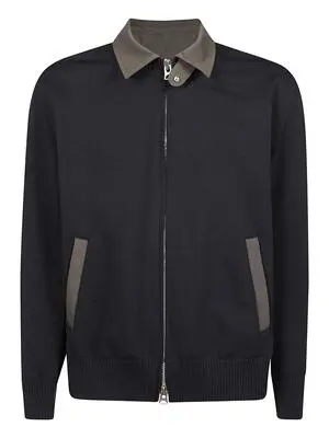 Sacai Zip-up Jacket - Green