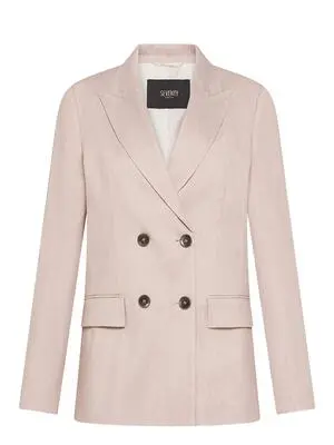 Seventy Double-breasted Blazer With Peak Lapel - Pink