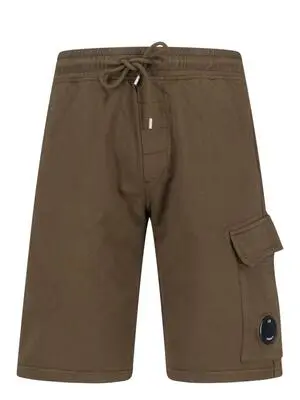 C.P. COMPANY Bermuda Cargo Shorts - Green