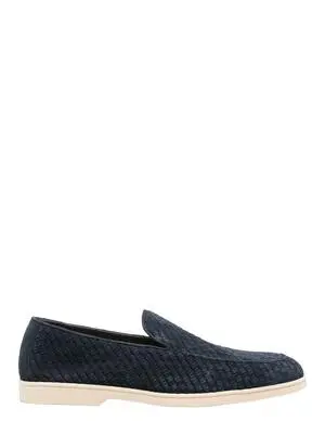 DOUCAL'S Moccasin Vaschetta Intreccio - Blue