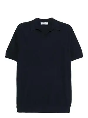 Boglioli Short-sleeved Polo Shirt - Blue