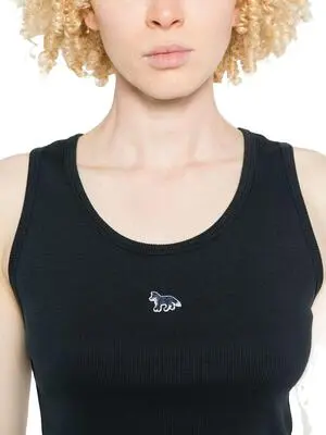 Maison Kitsuné Baby Fox Cotton Tank Top - Blue