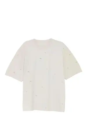 CROQUIS Geometric-print T-shirt - Neutrals