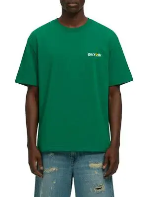 BARROW Cotton T-shirt With Logo - Green