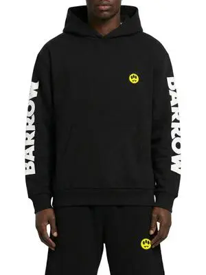 BARROW Barrow Cotton Hoodie With Logo Black