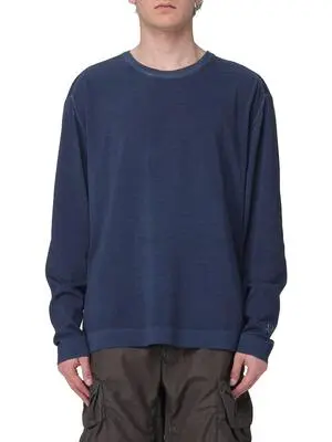 C.P. COMPANY C.P. Company Crew Neck Long Sleeve Cotton Sweater Blue
