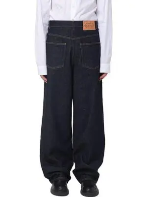 Moschino Moschino Couture Wide-Leg Jeans In Cotton Denim Denim