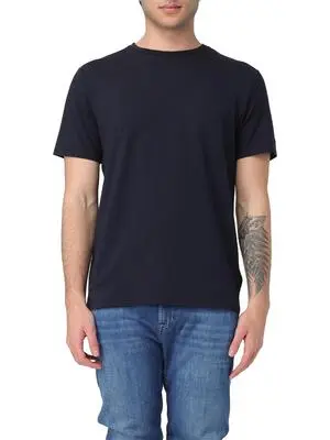 Peuterey Cotton Blend Basic T-shirt Blue