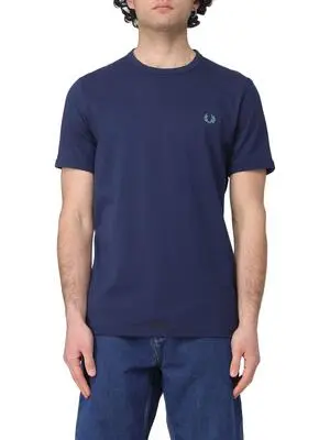 Fred Perry T-shirt Men Blue 2