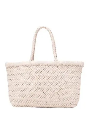 Dragon Diffusion Dragon Diffusion Woven Leather Handbag Sand