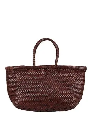 Dragon Diffusion Dragon Diffusion Triple Jump Small Woven Bag Burnt