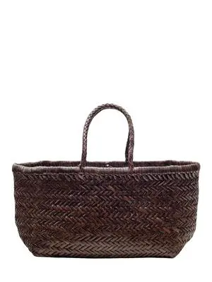 Dragon Diffusion Dragon Diffusion Woven Tote Bag Brown
