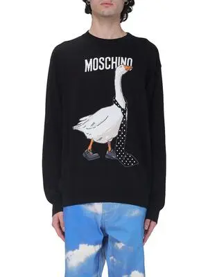 Moschino Cotton Knit Top - Black