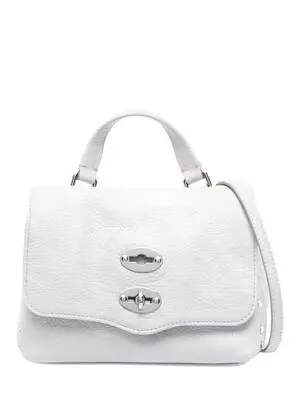 ZANELLATO Postina Grained Leather Tote - Grey