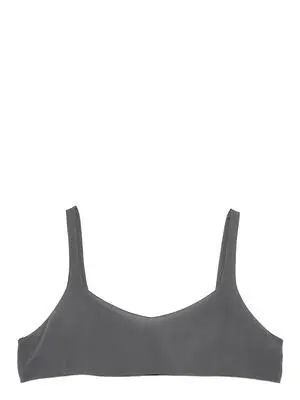 Prada Crepe De Chine Top - Grey