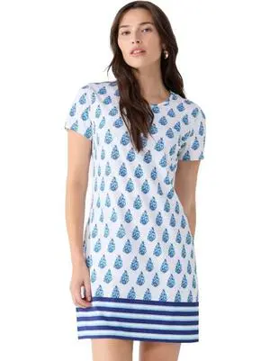 CABANA LIFE Short Sleeve Shift Dress - Delray