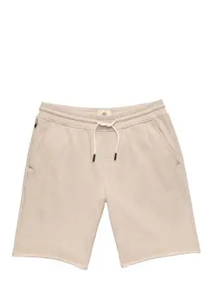 SURFSIDE SUPPLY CO. Sailor Drawstring Terry Shorts - Silver Gray