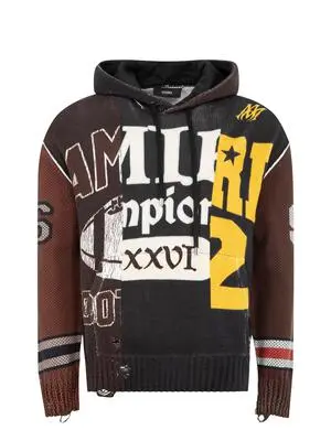 Amiri Spliced Hoodie - Multicolor