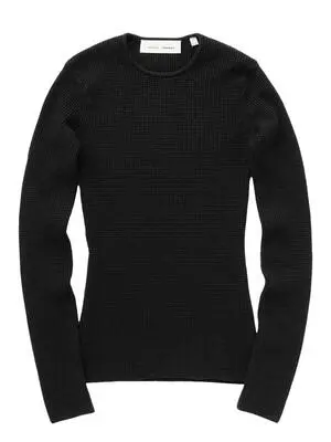 Fear Of God Waffle Long-sleeve Top - Black