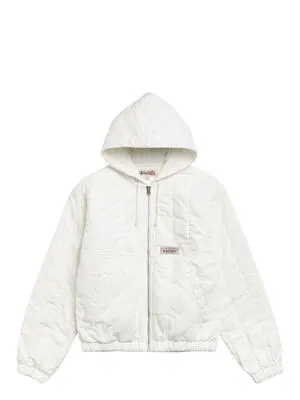 StÜssy Quilted Canvas Work Jacket - Cream