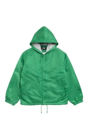StÜssy Hooded Coaches Jacket - Green