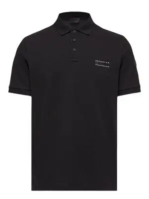 Moncler Short-sleeve Polo - Black