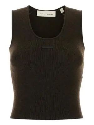 Fear Of God Rib Tank - Brown