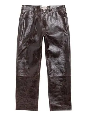 StÜssy New Classic Leather Pant - Brown